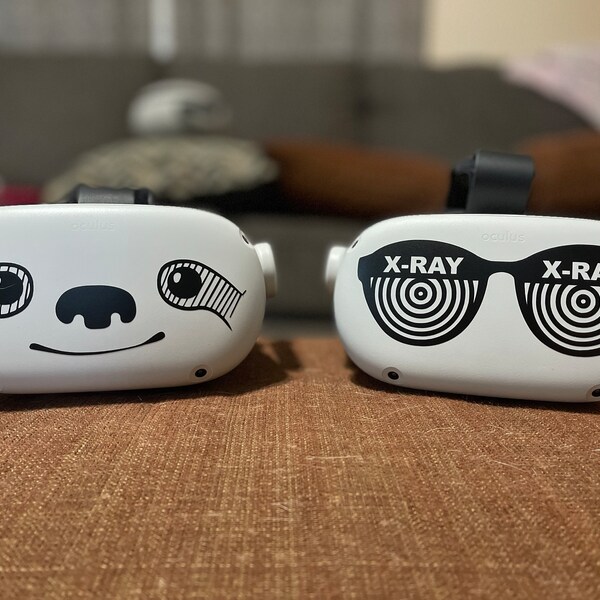 Bloodshot Eyes Decal for Quest 2 VR Headset, Laptops, Cars and More ...