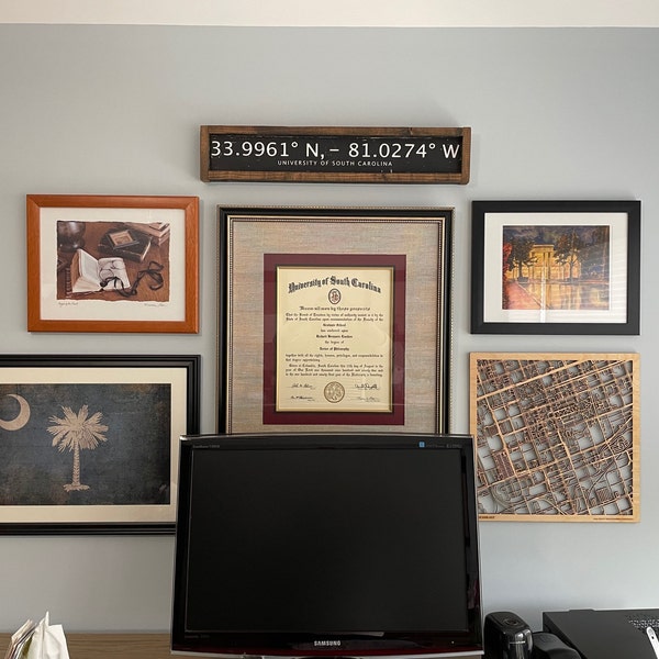 University of South Carolina | (USC) | Longitude and Latitude Sign ...