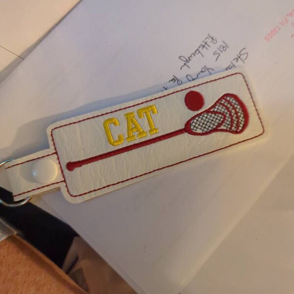 Embroidered Swim Team Keychain, Swim Bag Tag - Etsy