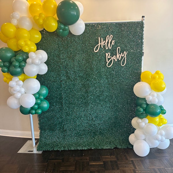 Hello Baby Sign, Oh Baby Shower, Gender Reveal, Cute Baby Shower Back ...