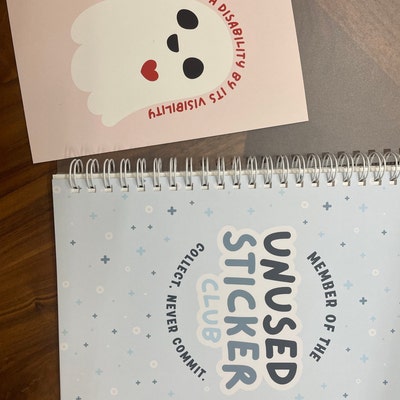 Unused Sticker Club Sticker Gift for Sticker Collectors, Sticker ...