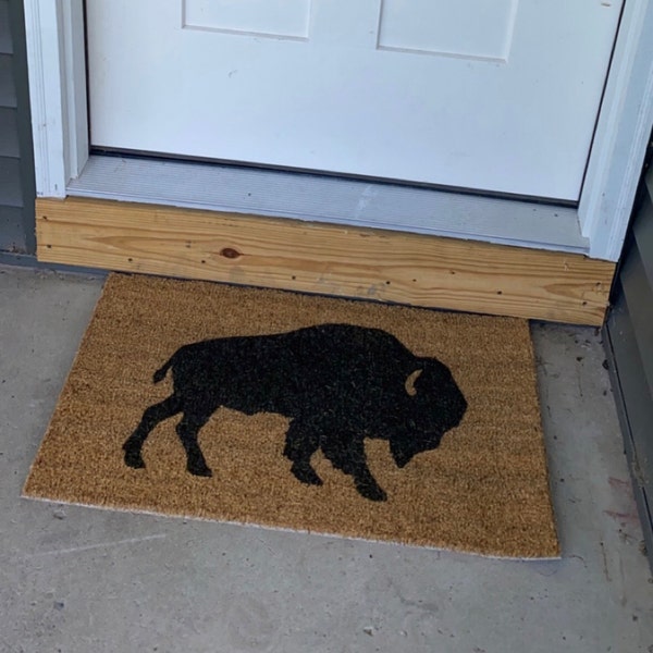Buffalo Doormat, Buffalo Door Mat, Buffalo Welcome Mat, Doormat, Door ...