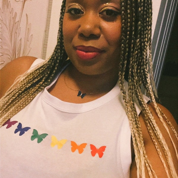 Bi Tank Top, Bi Butterflies, Bisexual Tank Top, Bi Pride Tank, Subtle ...