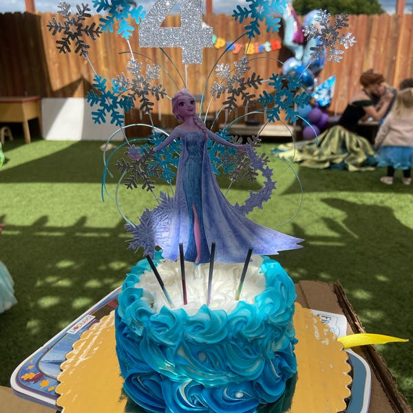 ELSA FROZEN Cake Topper - Print Out - Cutout- - Etsy