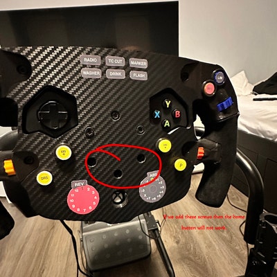 Logitech G29 G923 Mercedes F1 Steering Wheel Mod Addon With LED RPM ...