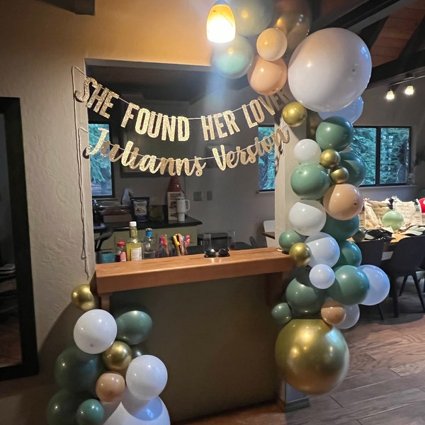 She Found Her Lover Bride's Version Banner, Bridal Shower Decor ...