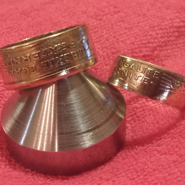 Coin Ring Punch 1/2 Coin Ring Tools Center Punch That Will Punch A Hole ...