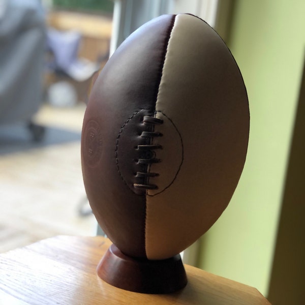 Retro Reborn Vintage Style Leather Rugby Ball - Etsy