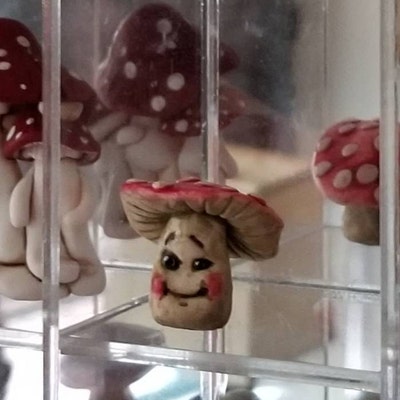 Kawaii Toadstools Handmade Fairy Garden Accessory Smiling - Etsy UK