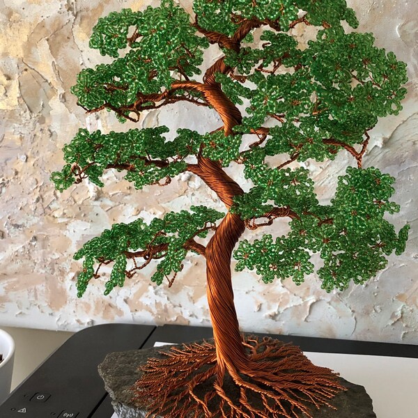 Wire Metal Tree Bonsai Tree Personalized Gift Wire Art Gift for Him ...