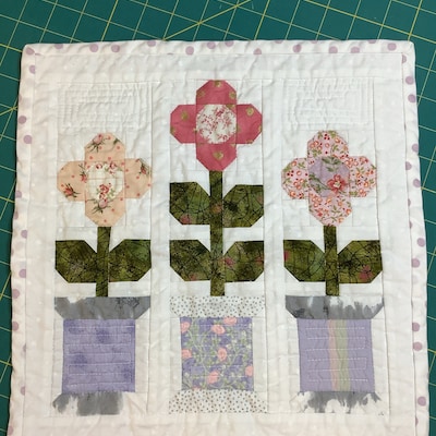 Sew Bloomy Quilt Block PDF Pattern - Etsy
