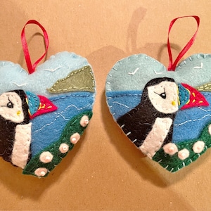 Felt Puffin Ornament PDF Sewing Pattern Puffin Digital - Etsy