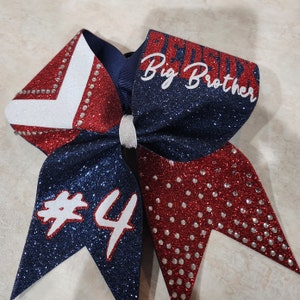 Game Day Cheer Bow Made in Your Team Colors. Comment Colors at - Etsy
