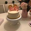 Edible Fondant Bow and Gold Ears Cake Topper - Etsy