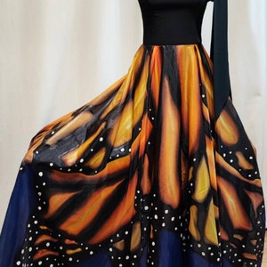 Hand Painted Silk Dress Color Sample - Etsy