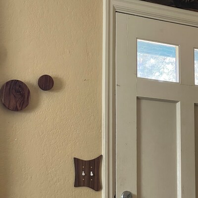 Arbor Walnut Wood Light Switch Covers Mid Century Modern Wall Plate MCM ...