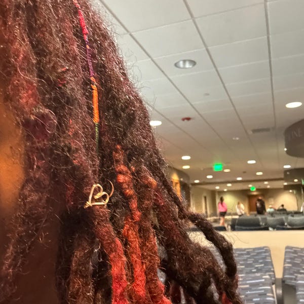 Handcrafted Heart Loc Jewelry, Heart Loc Cuff, Wedding Hair Accessories ...