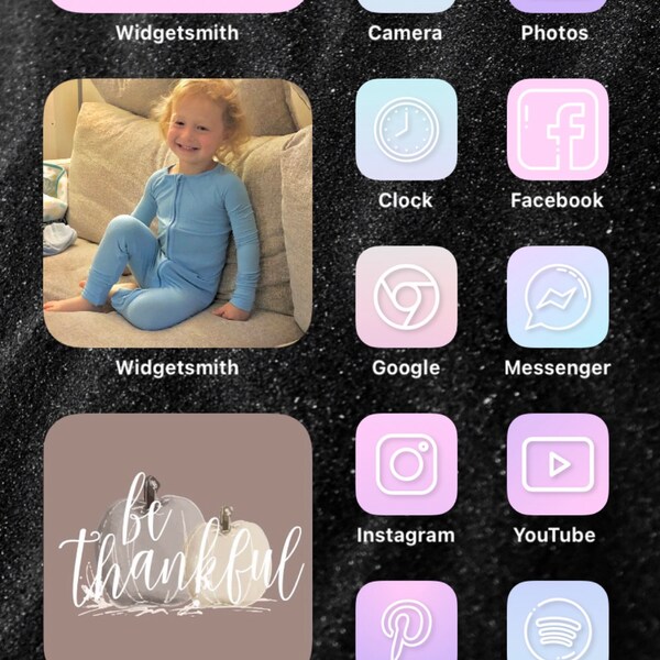 Pink iPhone Ios 14 App Covers | Aesthetic App Icons | Ios Themes ...