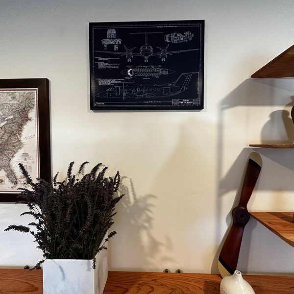 Chevrolet Impala SS 1963 Hardtop Laser Engraved Wall Art, Blueprint ...