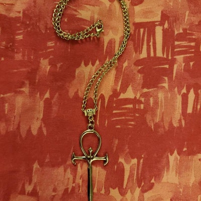 Vampire Ankh Pendant 2styles Occult Goth Gothic Dracula Order Nosferatu ...