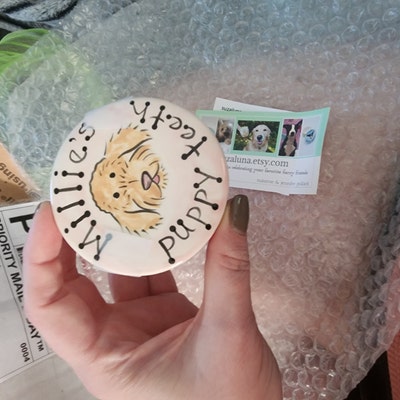 New Puppy Tooth Box / Puppy Teeth Box / Custom Pet Gift / Personalized ...