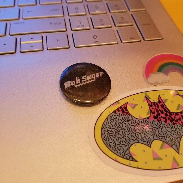 Rockpile Pin/button * Circa 1980s * Vintage * Original * Billy Bremner ...