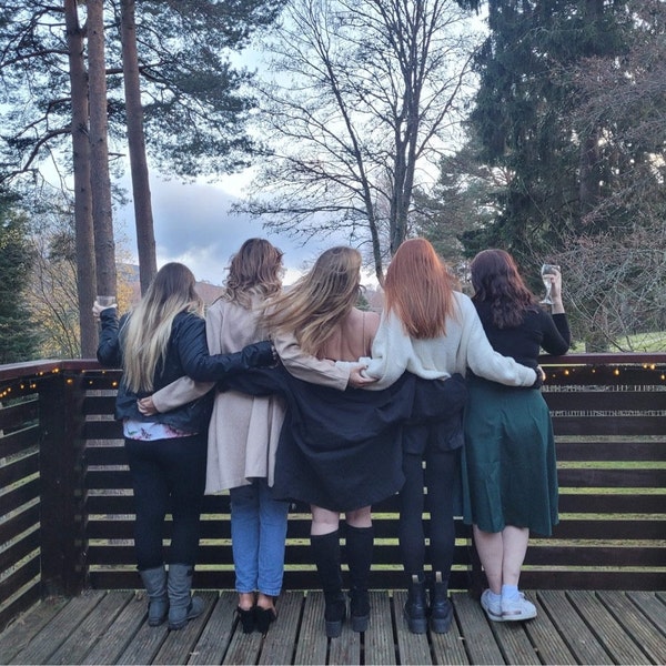 Personalised Group of Friends Print, Best Friend Print, Portrait, Plus ...