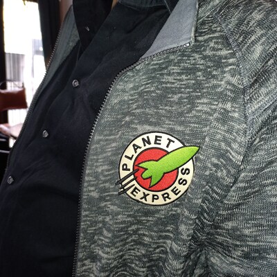 Futurama Planet Express Crew Patch Real Uniform Embroidered Sew on Iron ...