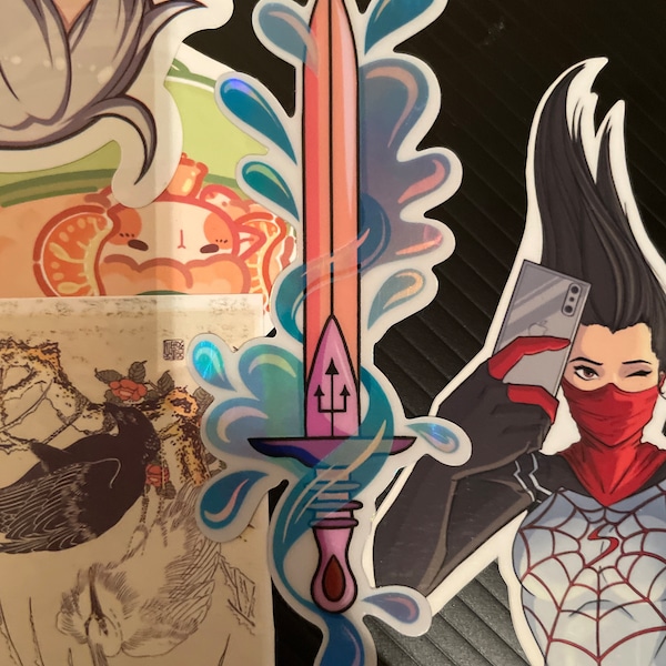 Riptide Original Holographic Vinyl Sticker, Durable Waterproof 3" Percy ...