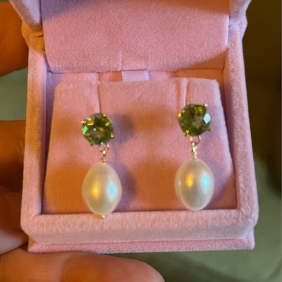 Double Sided Reversible Sterling Silver Crystal Ball Ear Stud, Sterling ...