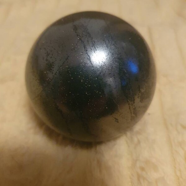 Blue Banded Agate Carnelian Sphere | 55MM | Large Polished Crystal ...