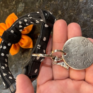 Poppies Dog Tag Personalized Pet ID Tag / Dog Name Tag - Etsy