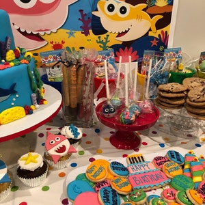 Shark Cake Pops, 12 Cake Pops, Individually Wrapped, Birthday, Baby ...