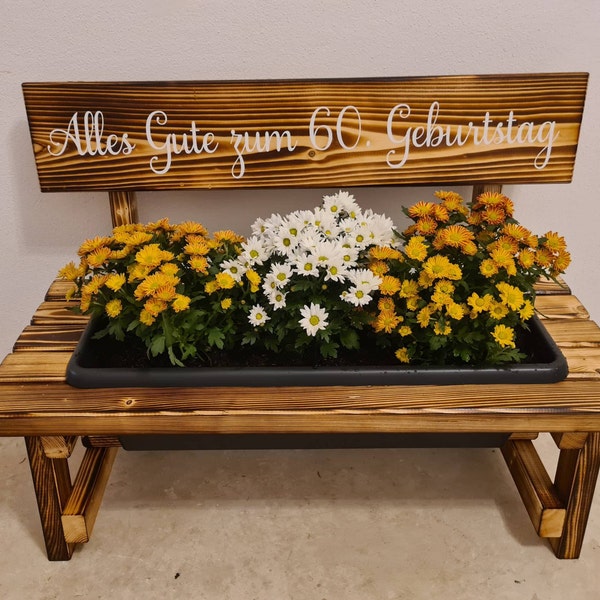 Flower Bench - Flower Bench Personalized Approx. 60 X 60 Cm Flower ...