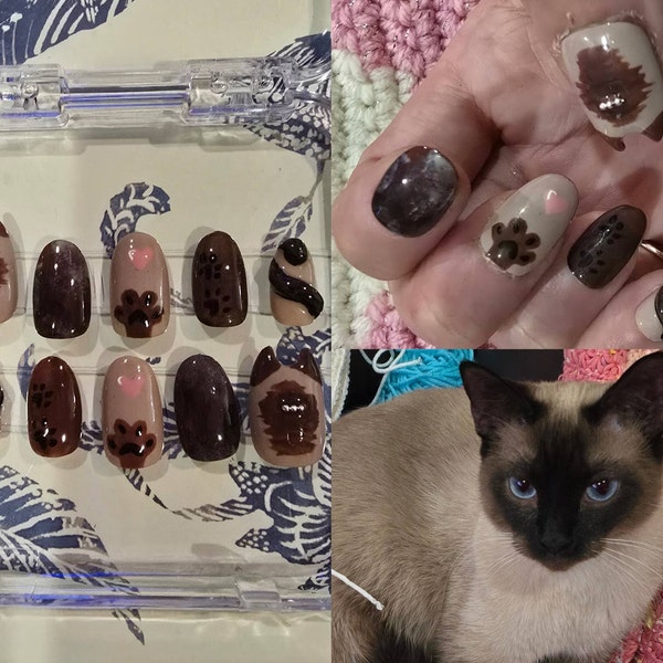 Fourth Wing Original Press on Nails, Dragon Press on Nails - Etsy