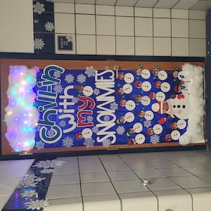 MARSHMALLOW COCOA DOOR Classroom Bulletin Board Winter Themed Door Set ...