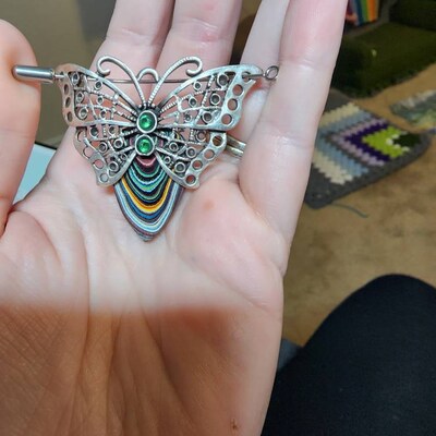 20 Cadillac Ranch Heart Necklace Fordite Detroit Agate - Etsy