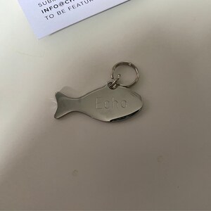 I Am Loved Custom Engraved Cat I.D Tag in Gold Rose Gold | Etsy