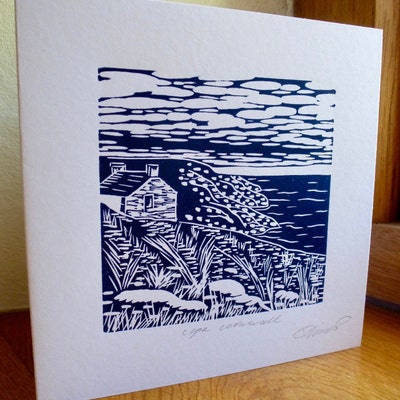 Reflections. Original Lino Print. Version 1 Edition of 7. Hand - Etsy