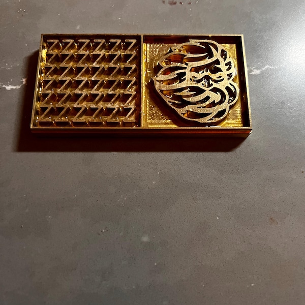 Custom Brass Ice Plate, Personalized Logo Ice Tray, Bar Drink Stamp ...