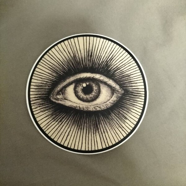 Eye Vinyl Sticker - Waterproof Sticker - Vinyl Phone Sticker - Vinyl ...