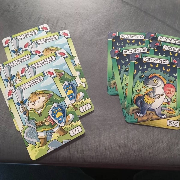 5 Polyraptor Tokens for Magic the Gathering - Etsy