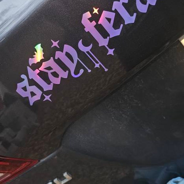 Stay Feral | Car Decal Sticker | Car Accessories | Cute Car Decor ...