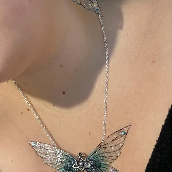 Fairy Wing Hair Comb Cicada Butterfly Bridal Hair Piece Dragonfly ...