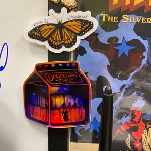 Mothman Juice Box Spooky Holographic Sticker - Etsy