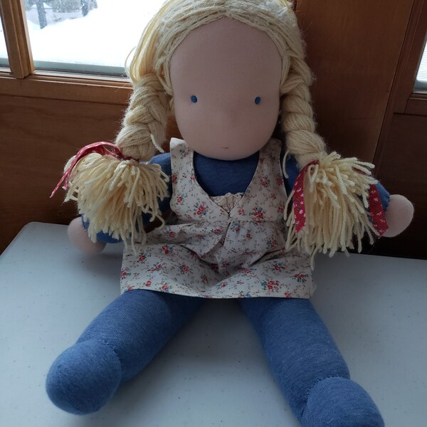 Soft Waldorf Doll, Boy Doll, Custom Made, Organic Cotton Steiner ...
