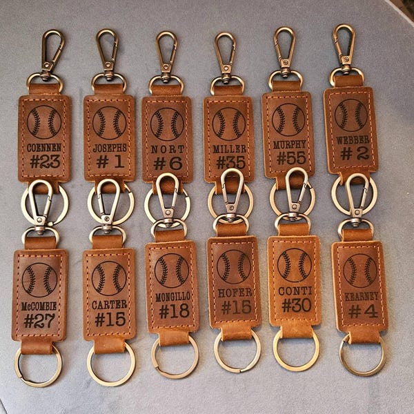 Business Logo Keychain, Custom Leather Keychain - Etsy