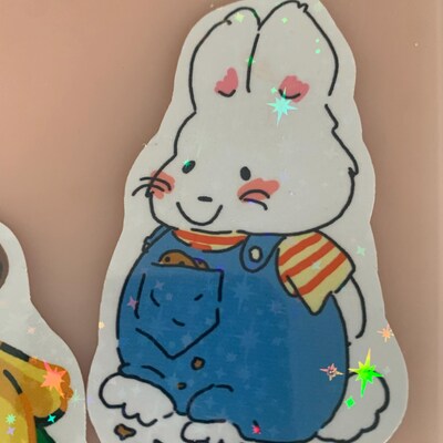 Derpy Dog, Scared Brown Dog Sticker Vinyl Y2K Stickers, Doggo Stickers ...