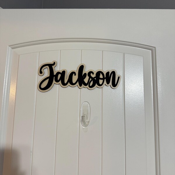 Personalized Kids Door Sign, Kids Door Name Sign, Nursery Wall Name ...