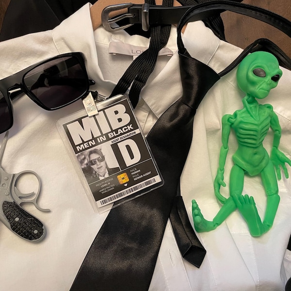 Personalized MIB Men in Black ID Card Personalized Agent - Replica Prop ...